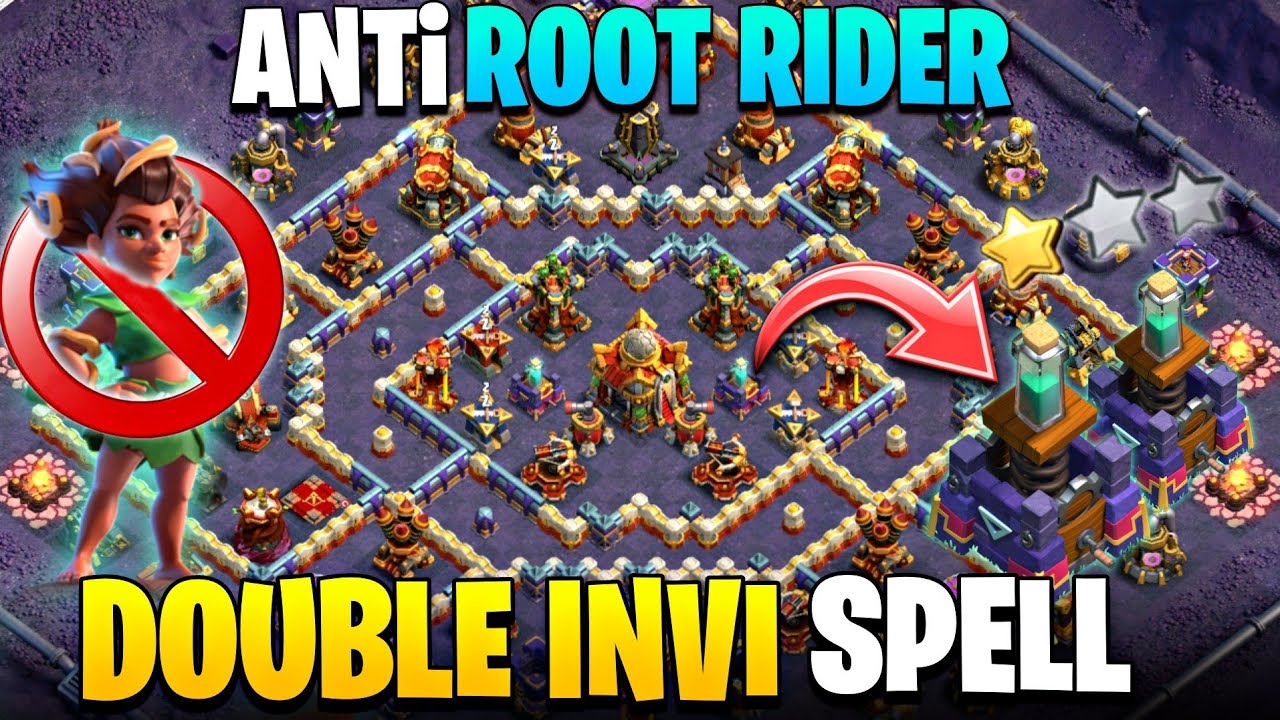 *DOUBLE INVISIBILITY* BEST TH16 BASE ! TH16 CENTER TH BASE LINK! ANTI 2 ...