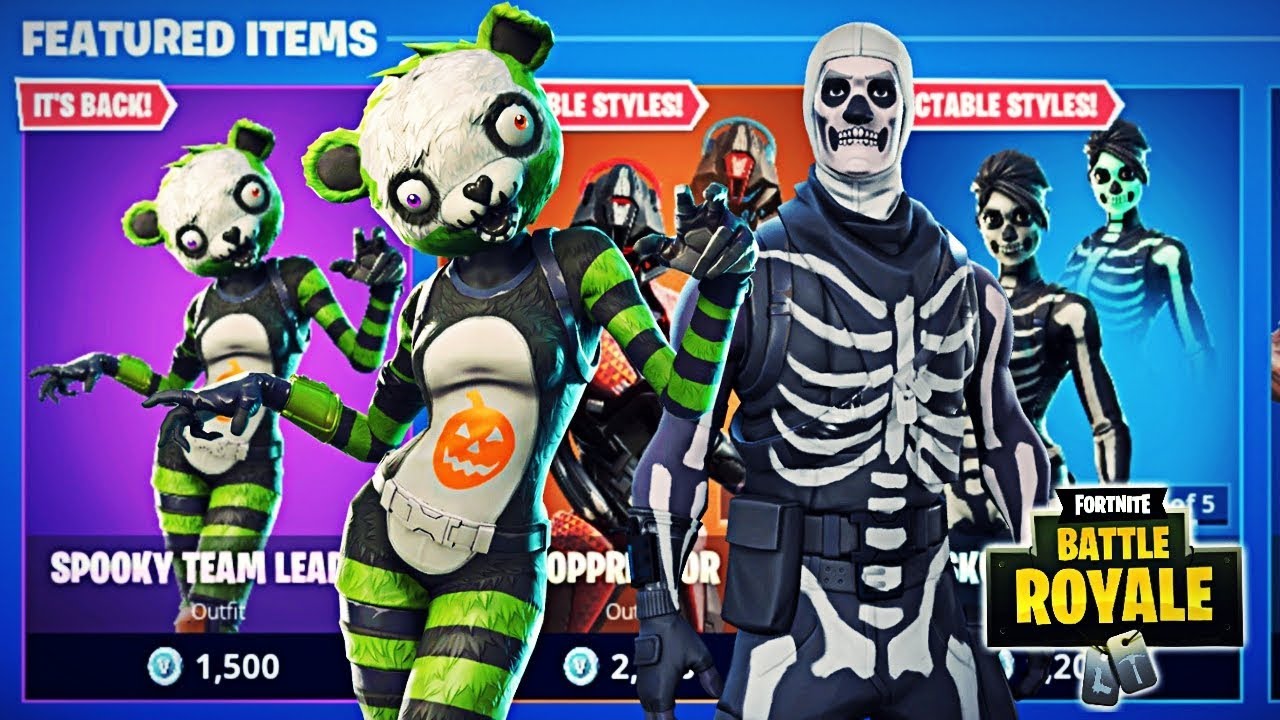 THE RETURN OF SPOOKY TEAM LEADER SKIN + SKULL TROOPER & SKULL RANGER IN ...