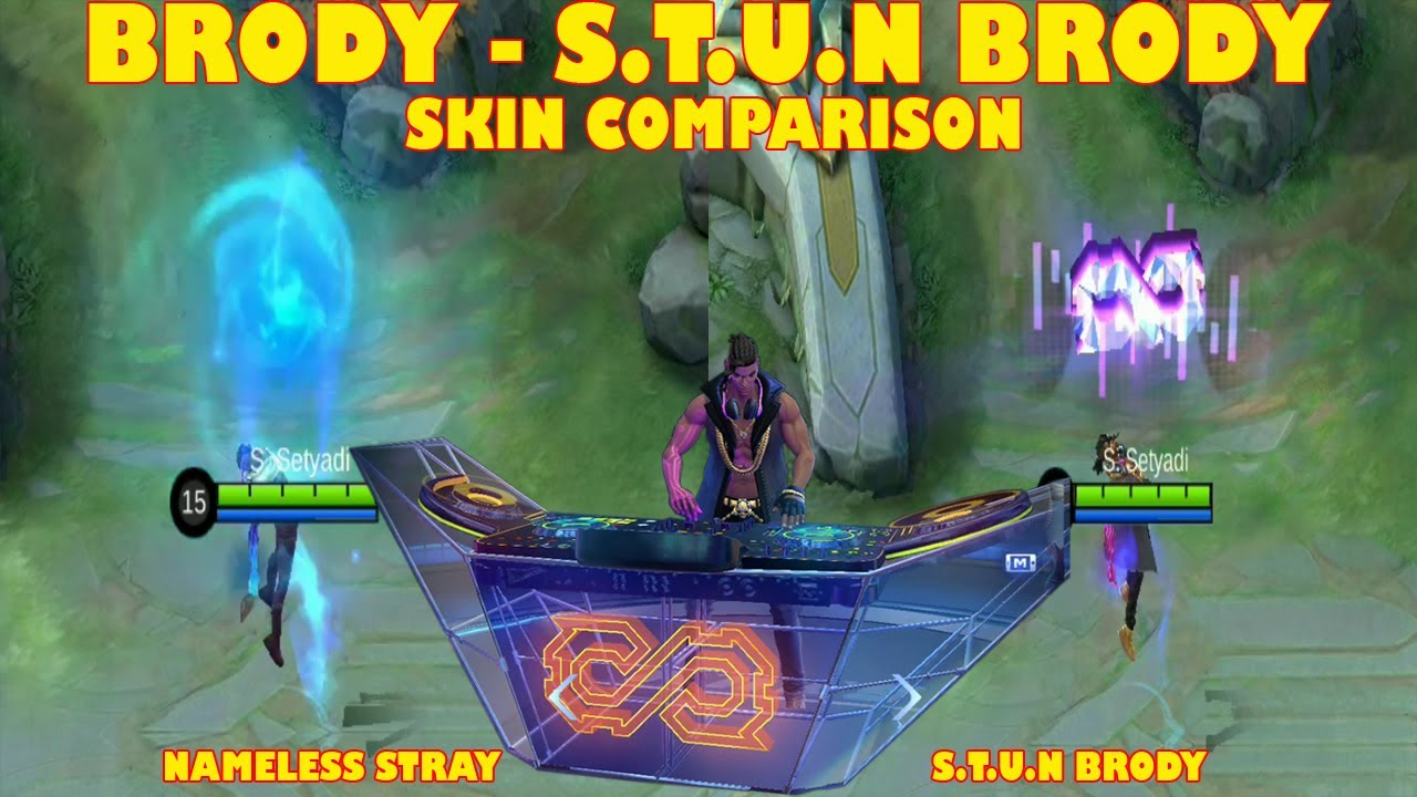 BRODY STUN SKIN EFFECT MOBILE LEGENDS - YouTube
