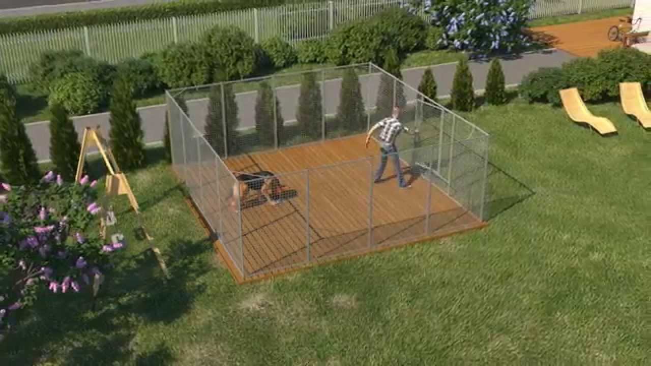 Bygg hundgård - tips - Hundgårdar från Demex - YouTube