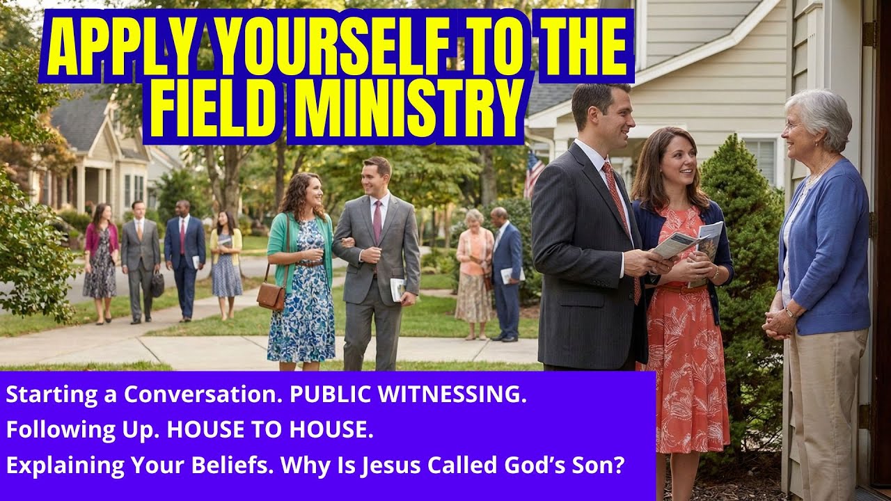 Apply Yourself to the Field Ministry (January 19 - 25, 2026) | Midweek ...