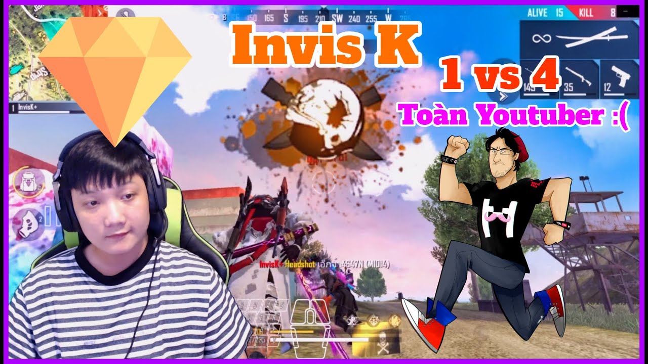 Invis K - Sắp lên huyền thoại ở Thái Lan toàn Youtuber và minigame ...