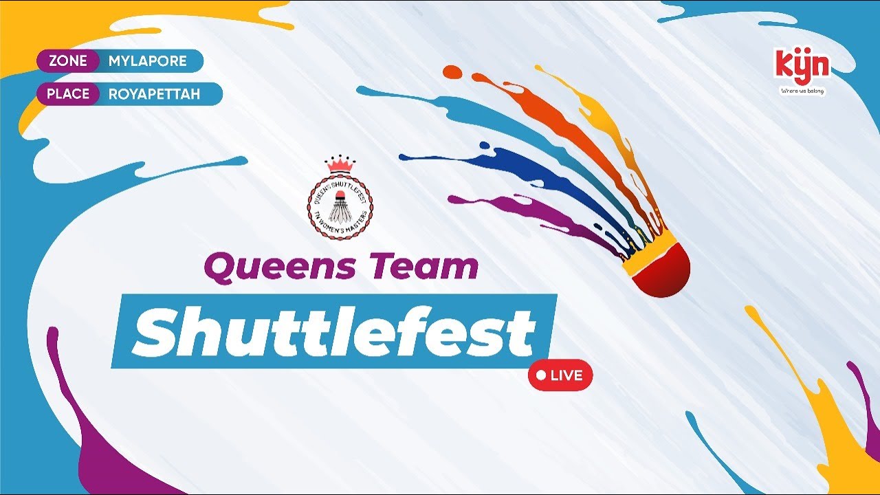 SHUTTLE FEST | Tournament for Women Masters | badminton | Royapettah ...