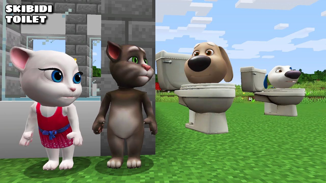 SKIBIDI TOILET TALKING HANK AND BEN in Minecraft - Gameplay - Coffin ...