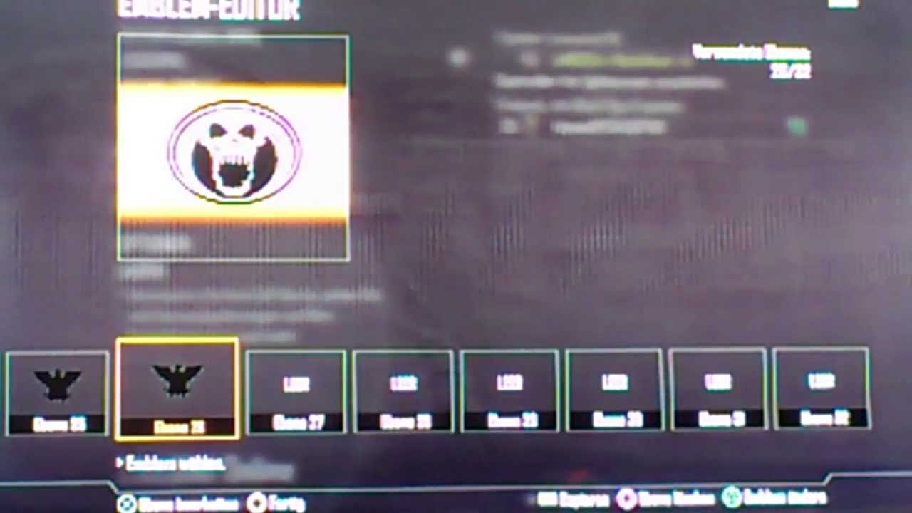 BO2 EMBLEM Master of Hardcore MOH - YouTube