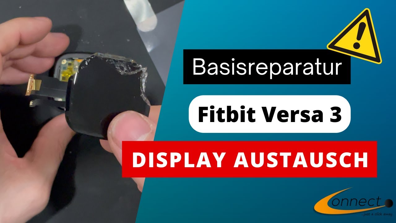 Fitbit Versa 3 / Fitbit Sense Displaytausch: So tauschst du das Display selbst aus! - YouTube