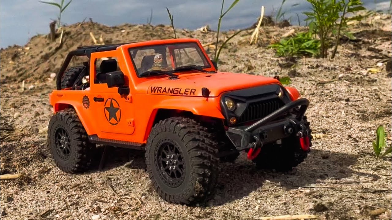 RC Jeep Wrangler JK | FC Model F1 1/14 | summer trail #2 - YouTube