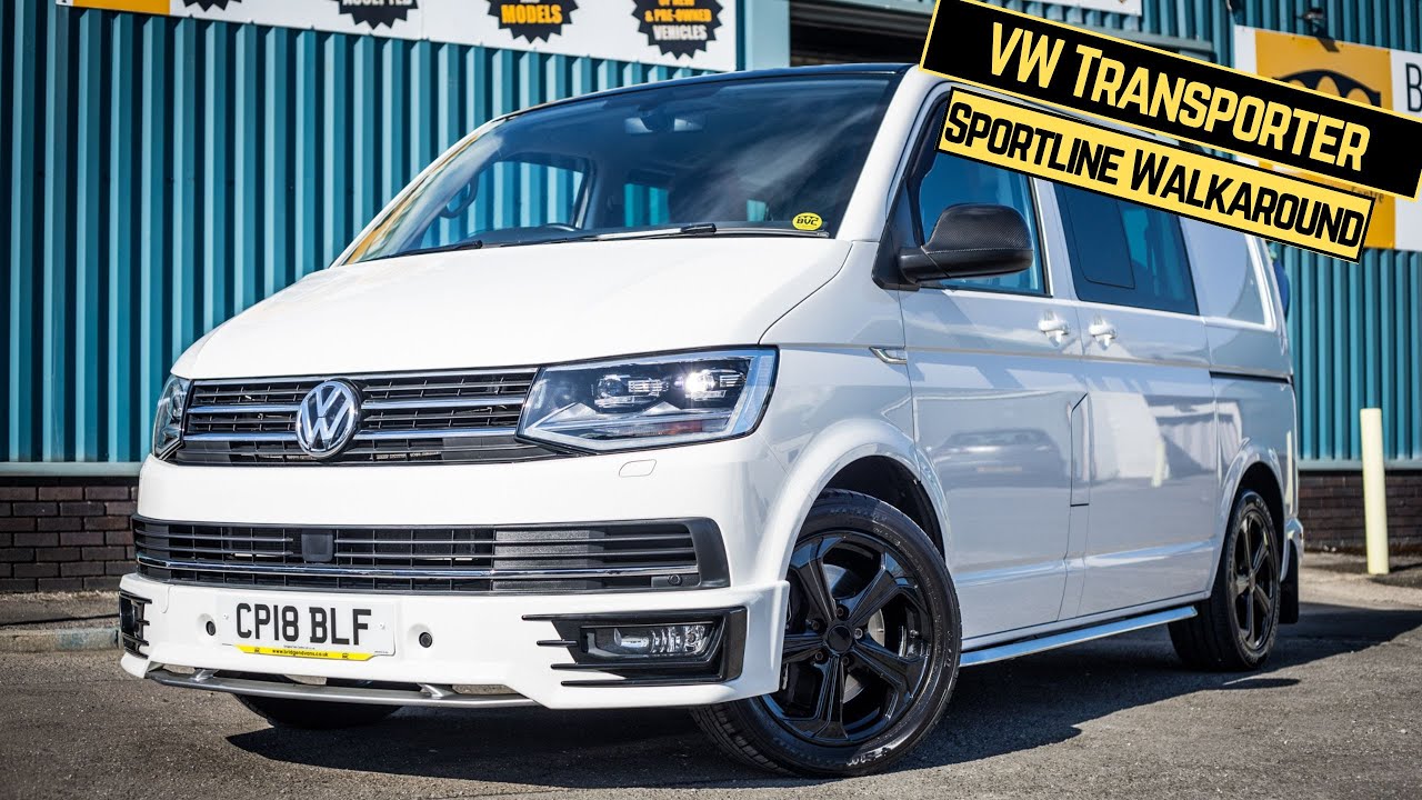 VW Transporter Sportline Detailed Walkaround Walk & Talk - YouTube