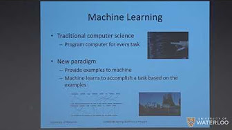 CS480/680 Intro to Machine Learning - Spring 2019 - University of ...