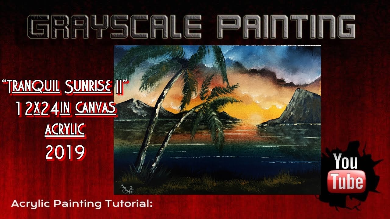 Painting with Yovette / Grayscale Collaboration 2019 - YouTube
