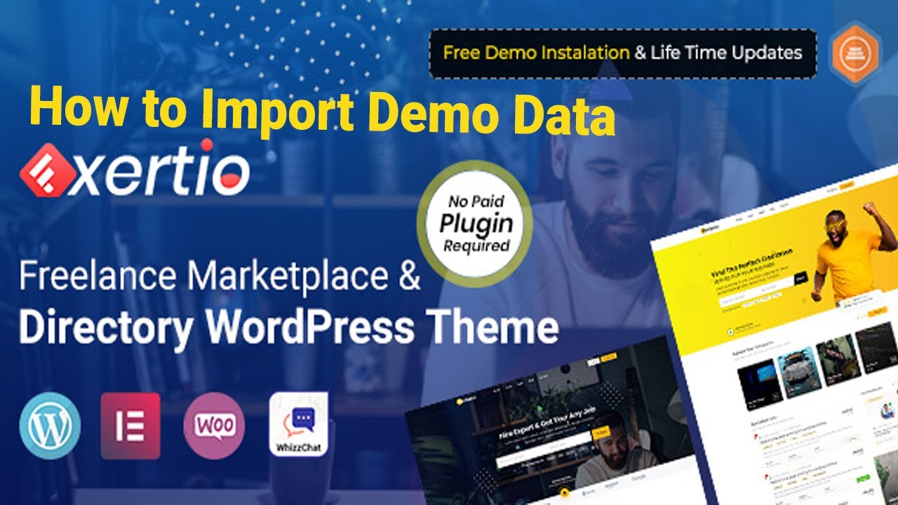 How to Import Demo Content in Exertio WordPress Theme - Easy and step ...