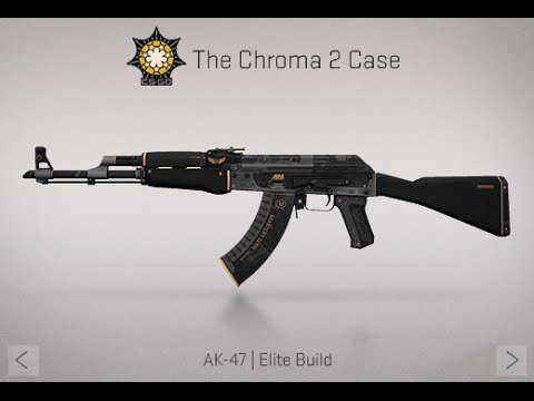 CS:GO Skins Showcase | AK - 47 | Elite Build | Minimal Wear W/ Stickers ...