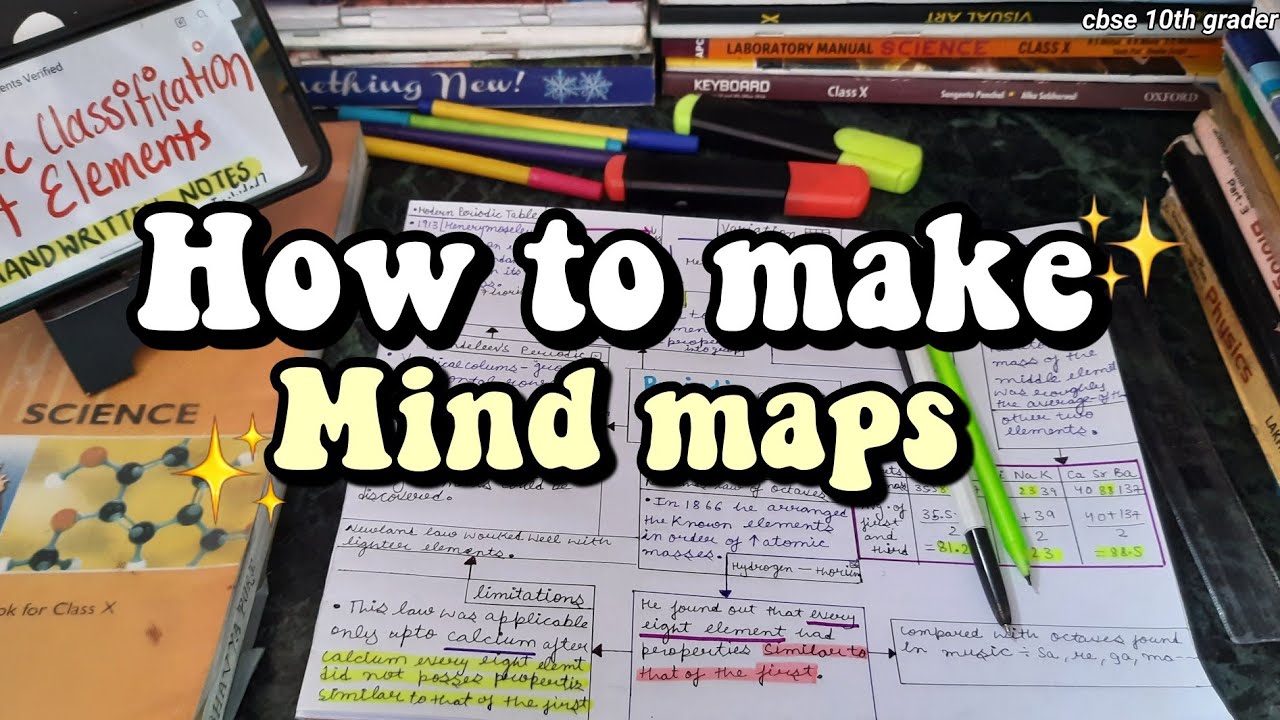 How to make SCIENCE MIND MAPS (class 10 cbse) Simple and Effective ...