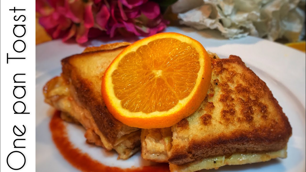 ONE PAN TOAST || ONE PAN EGG TOAST || EASY PAN TOAST - YouTube