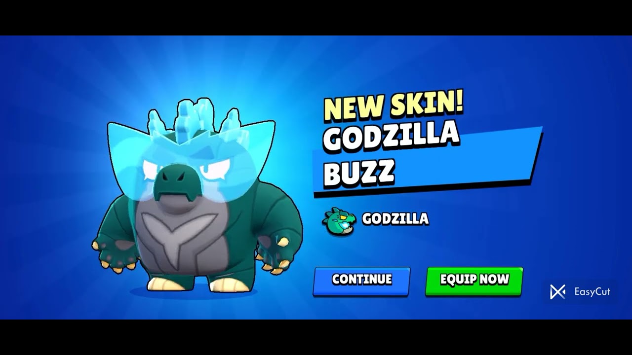 I Got buzzilla skin for free in brawl stars - YouTube