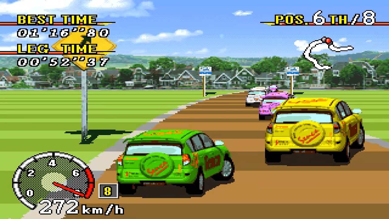 RALLY AUTO MAME MESS ZONE 32 BIT GAMING CONSOLE SYSTEM FAMILY SPORT 41 ...