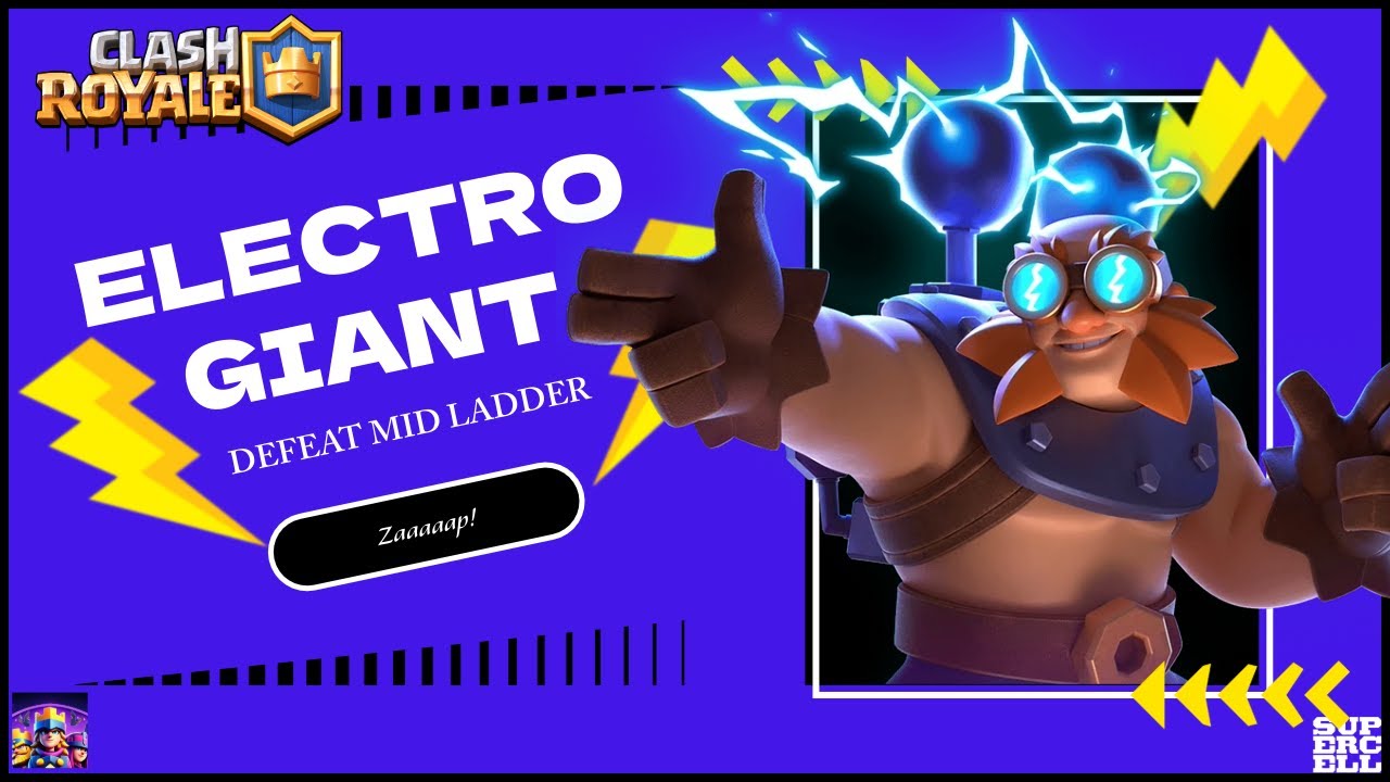 The ⚡*BEST ELECTRO GIANT* ⚡Clash Royale deck to *DEFEAT MID LADDER*🪜🆙 ...