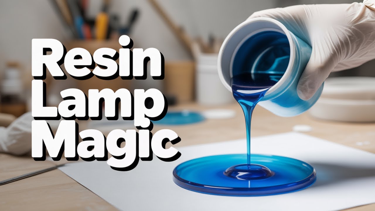 464|Create a BEAUTIFUL Lighted Resin Lamp with This Easy Guide - YouTube
