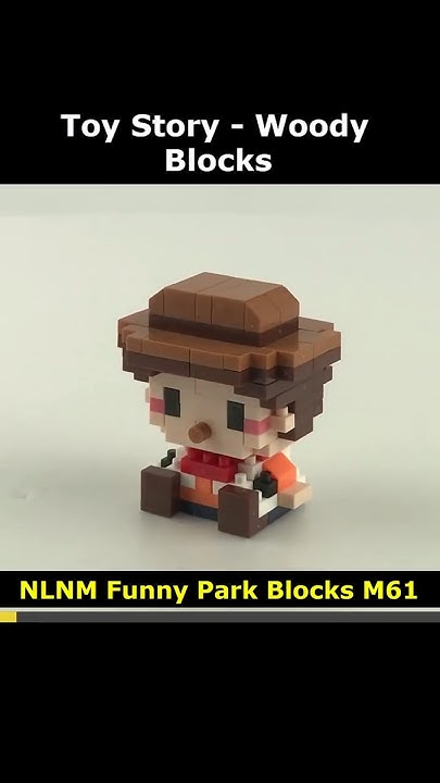 Toy Story Woody M61 Mini Blocks Preview #lego #brick #miniblock #nanoblock #block - YouTube