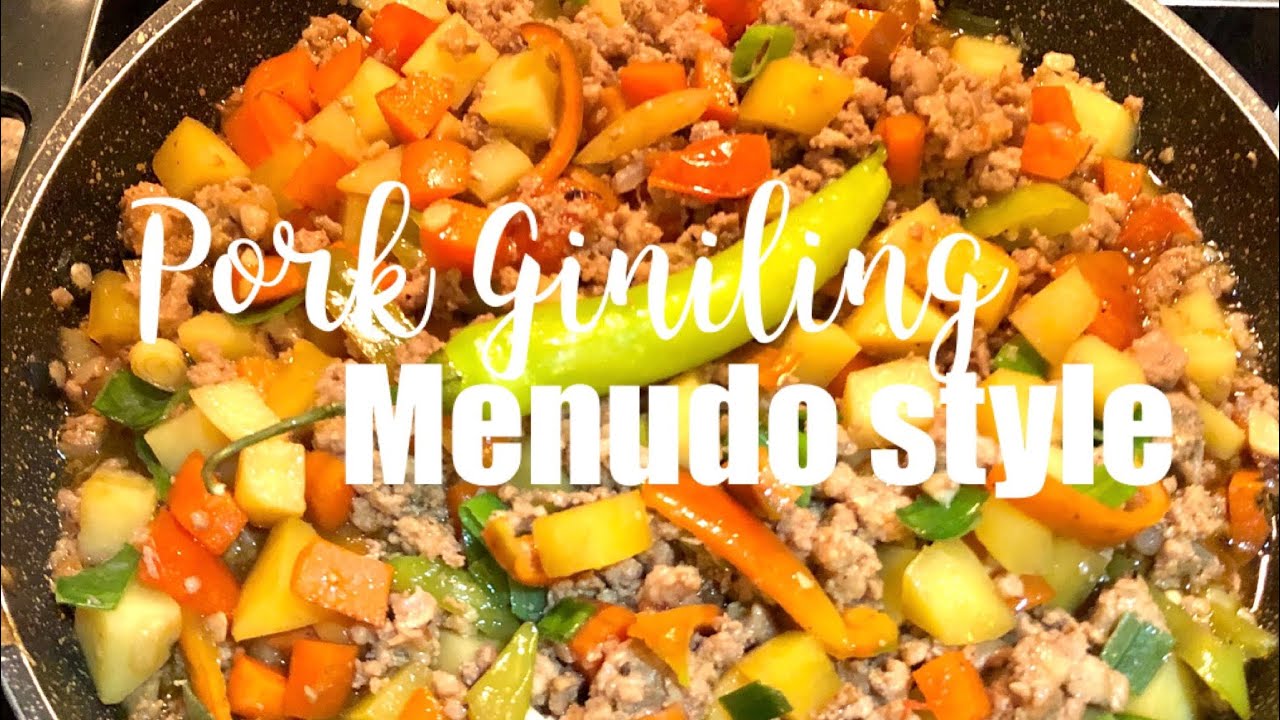 Pork Giniling - MENUDO STYLE - YouTube