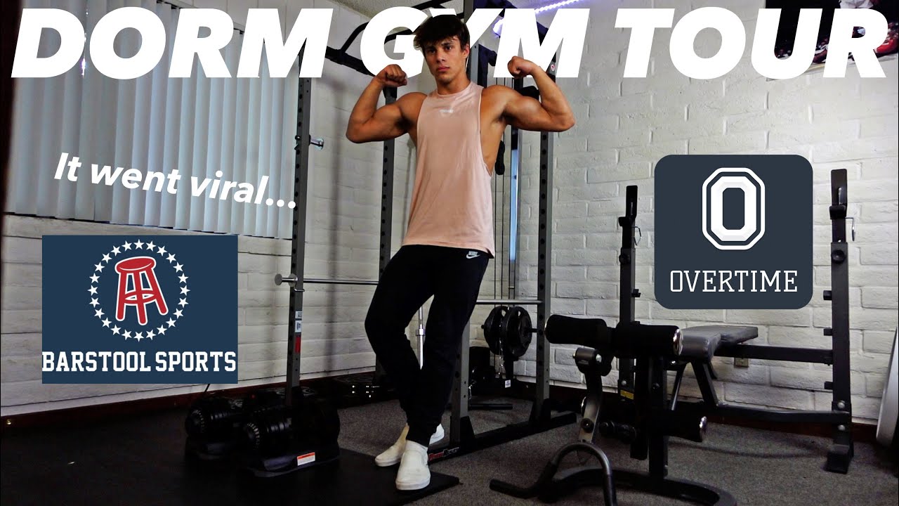 I BUILT A GYM IN MY DORM ROOM - YouTube