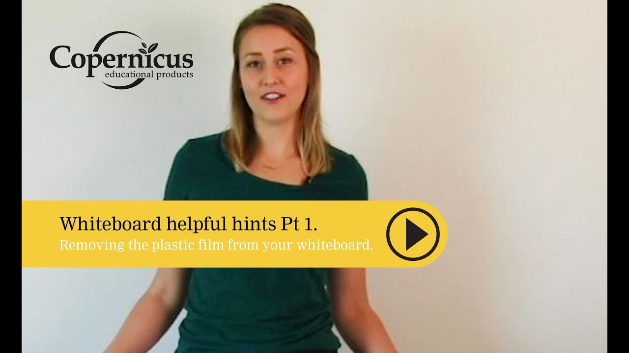 Helpful Hints: How to remove the plastic film from your whiteboard ...