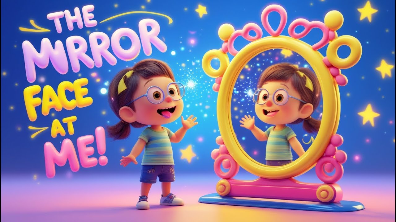 The Mirror Made a Face at Me 😜 | Funny Kids Poem | Silly Rhymes for ...