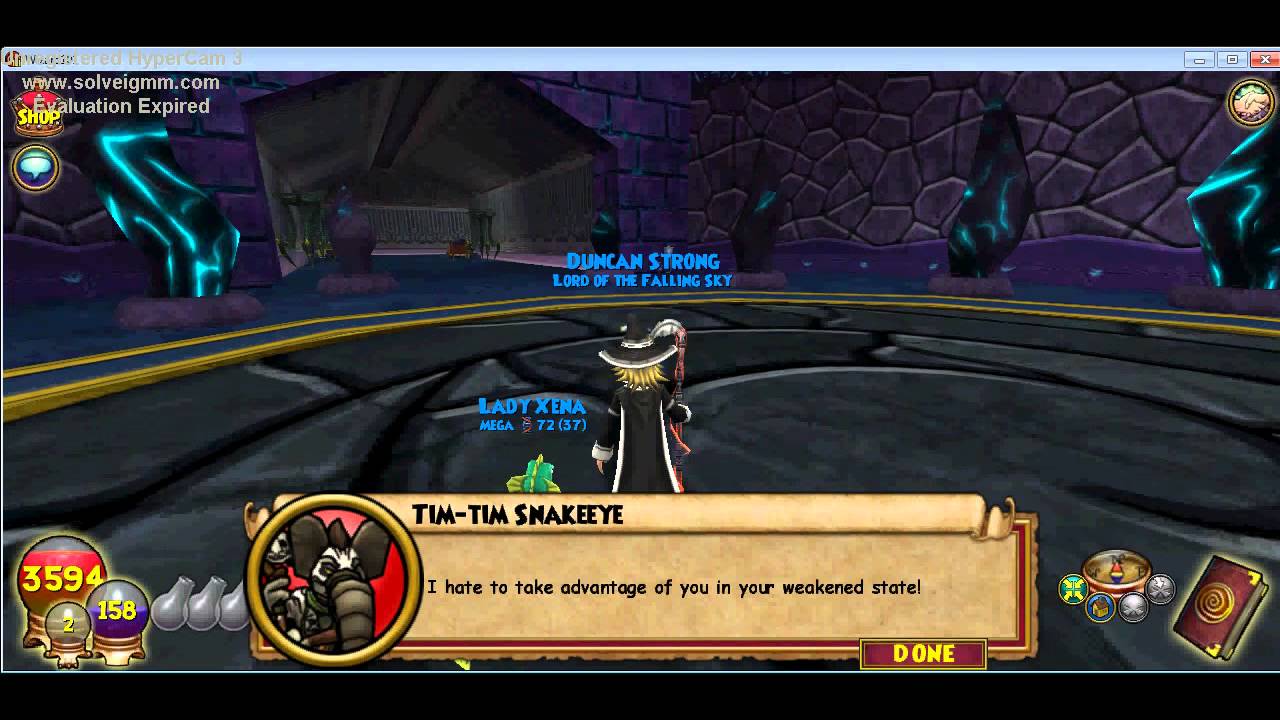 Wizard101 Short - Tim-Tim Snakeeye's an Asshole - YouTube