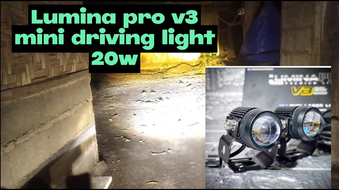 LUMINA PRO V3 MINI DRIVING LIGHT. - YouTube