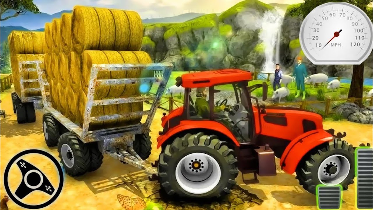 Hill Cargo Tractor Trolley Simulator Game - Transport Cargo Uphill ...