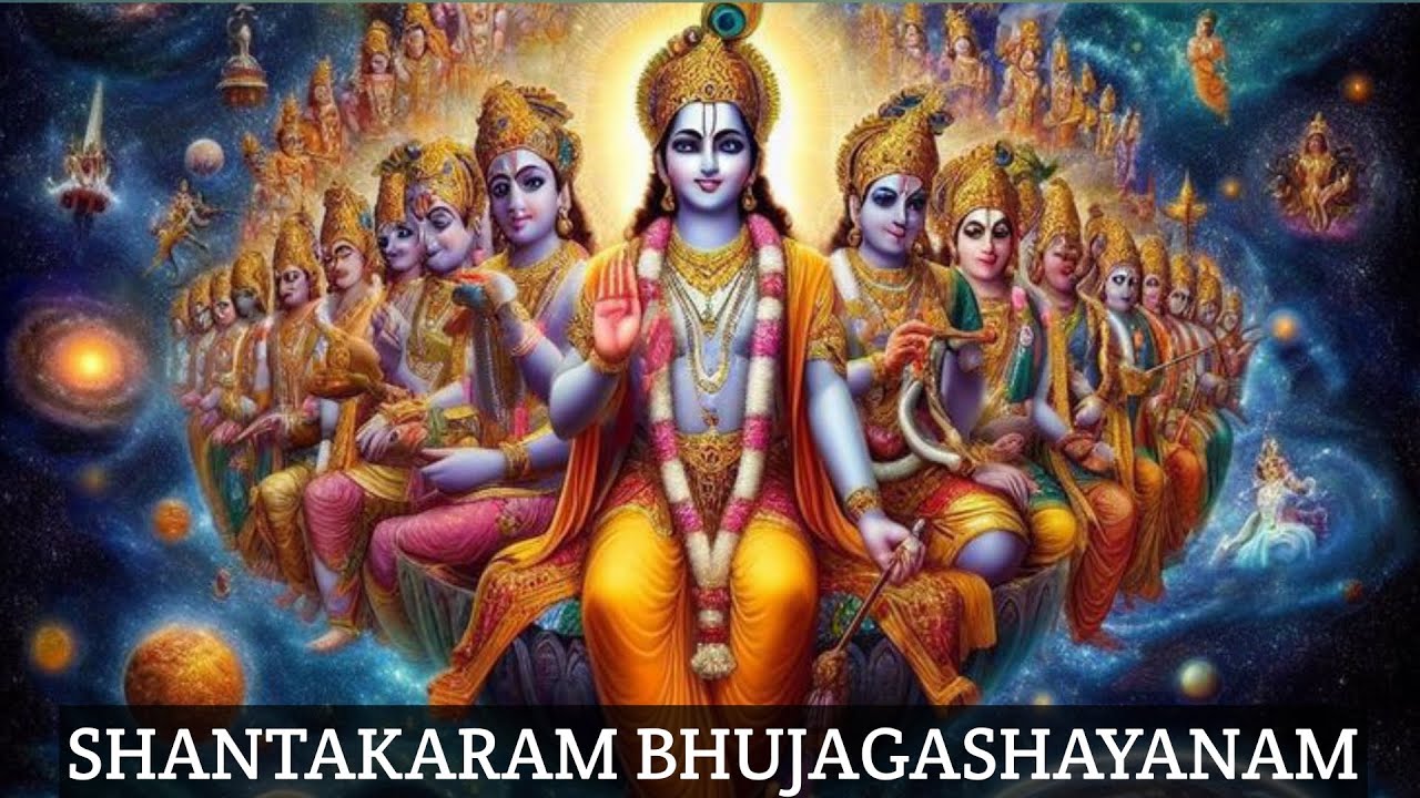 Vishnu Manthra | Shantakaram Bhujagashayanam |शांताकारम भुजगशयनम ...
