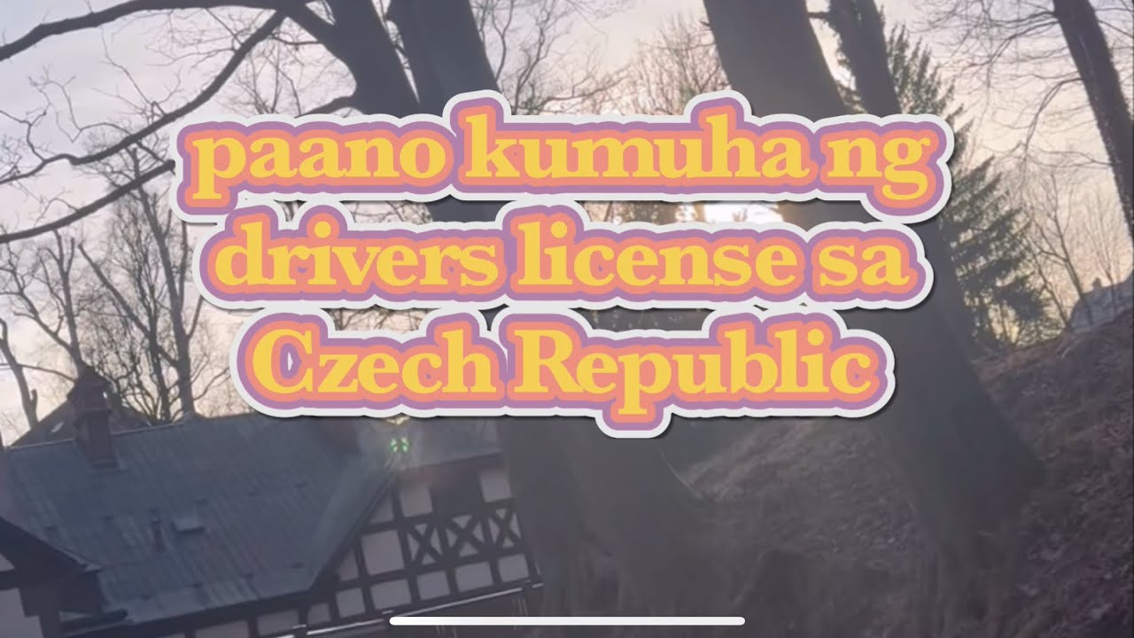 Paano kumuha ng drivers license sa Czech Republic - YouTube