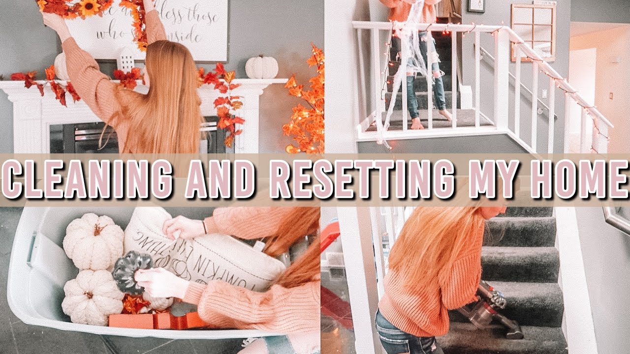 CLEAN AND RESET MY HOME WITH ME MOTIVATIONAL SPEED CLEANING TAKING DOWN MY FALL DECORATIONS clean-and-reset-my-home-with-me-motivational-speed-cleaning-taking-down-my-fall-decorations