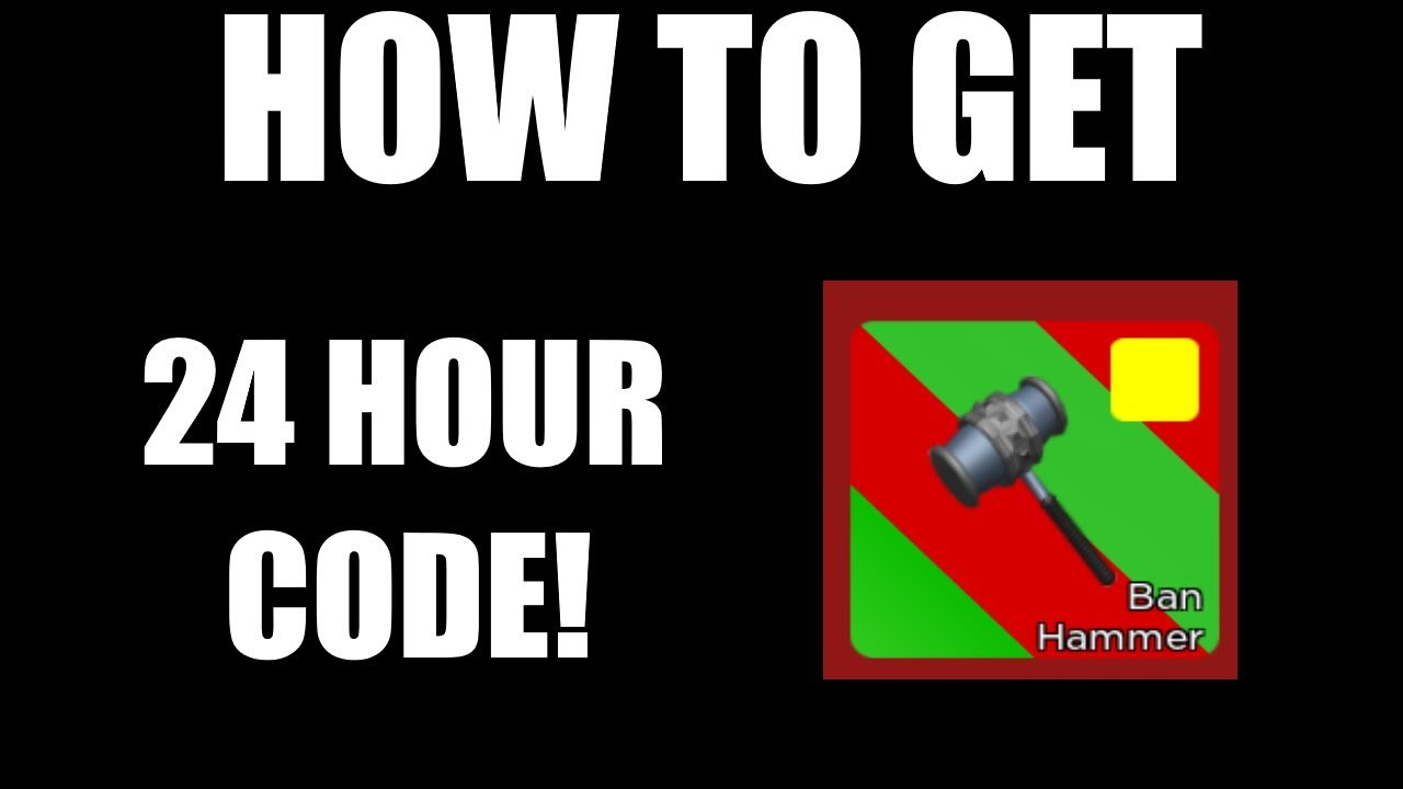 How to Get Banhammer Melee (24 HOUR CODE!!) | Roblox Arsenal - YouTube