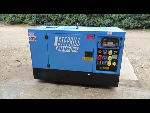 Powertech Generators immaculate 2012 25kVA Stephill generator - YouTube
