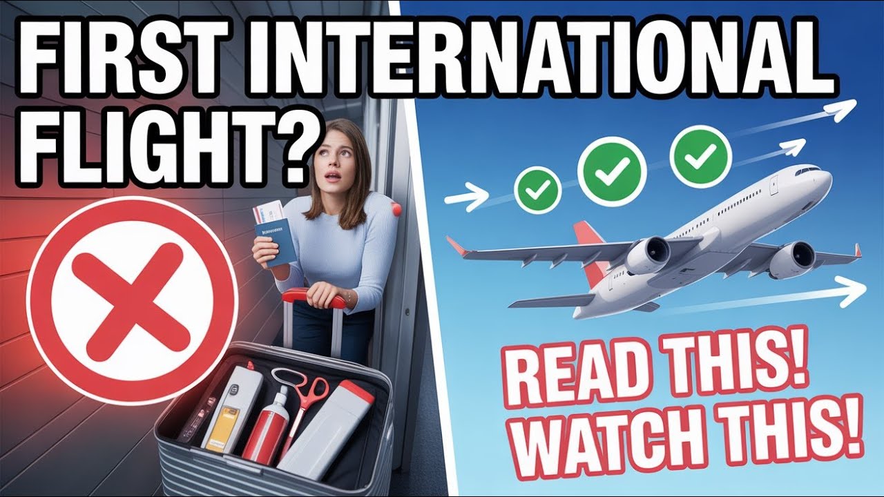 “Your First International Flight Guide: Everything You MUST Know Before ...