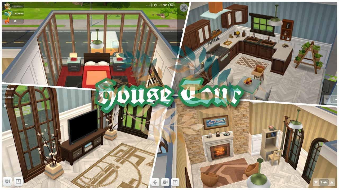 The Sims Mobile| House Tour mini Modern Classic - YouTube