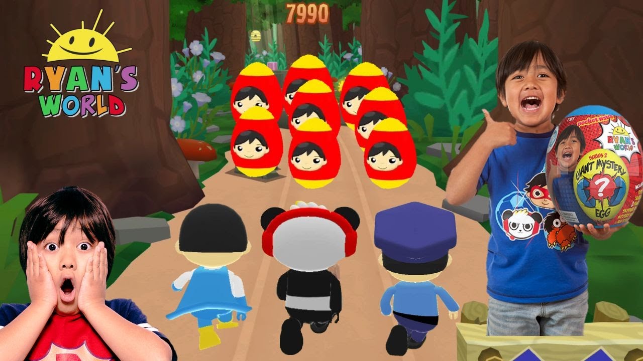 Tag with Ryan EGG Surprise - Combo Panda 🆚 Blue Titan Ryan Mystery Egg ...