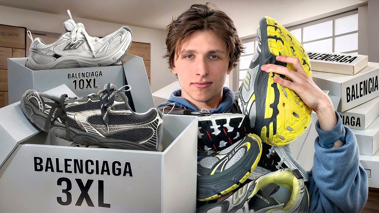 Стоит ли брать новые Balenciaga 10XL? Сравнение с 3XL и Track1 - YouTube
