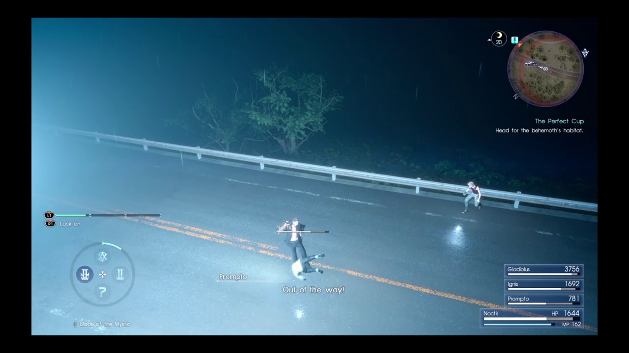 FINAL FANTASY XV deadly awesome spell 9999 damage - YouTube