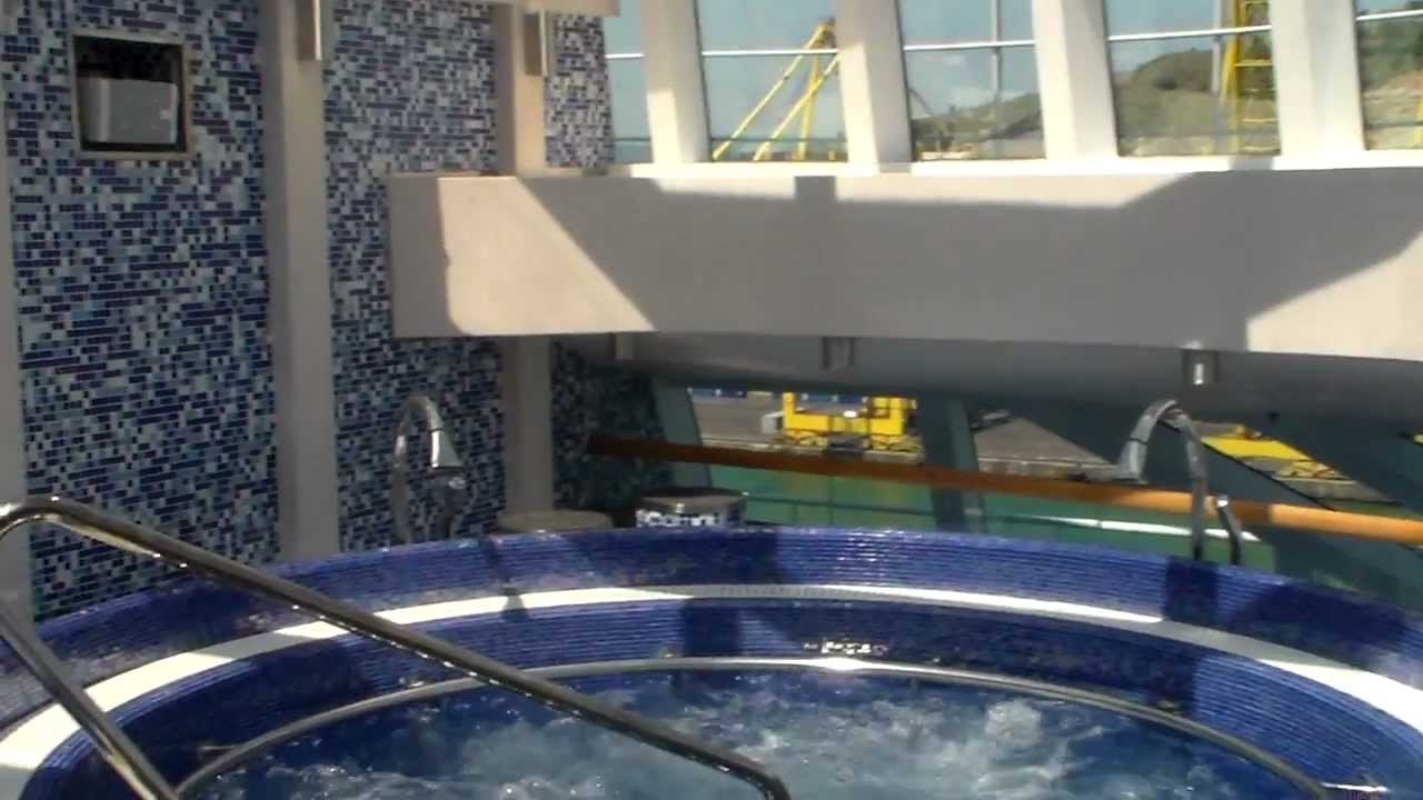 Carnival BREEZE REVIEW - THALASSOTHERAPY POOL - YouTube