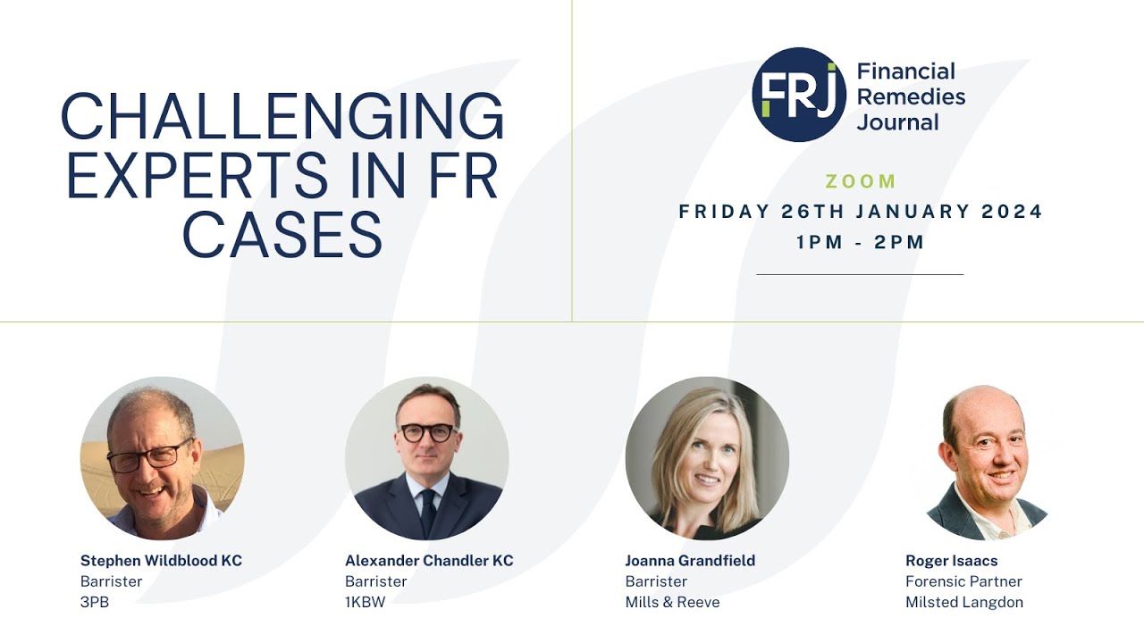 Challenging Experts in FR Cases - Webinar - YouTube