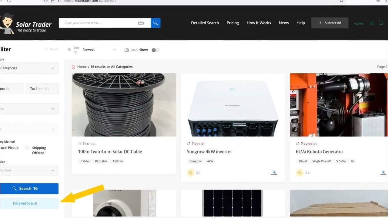 Detailed search function - YouTube