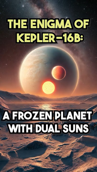 The Enigma of Kepler-16B: A Frozen Planet With Dual Suns #space #facts ...