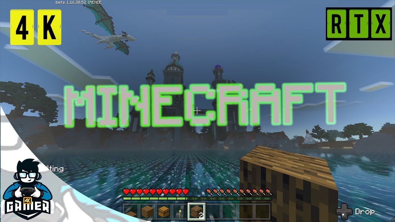 Minecraft Ray Tracing gameplay (PC 4K) - YouTube