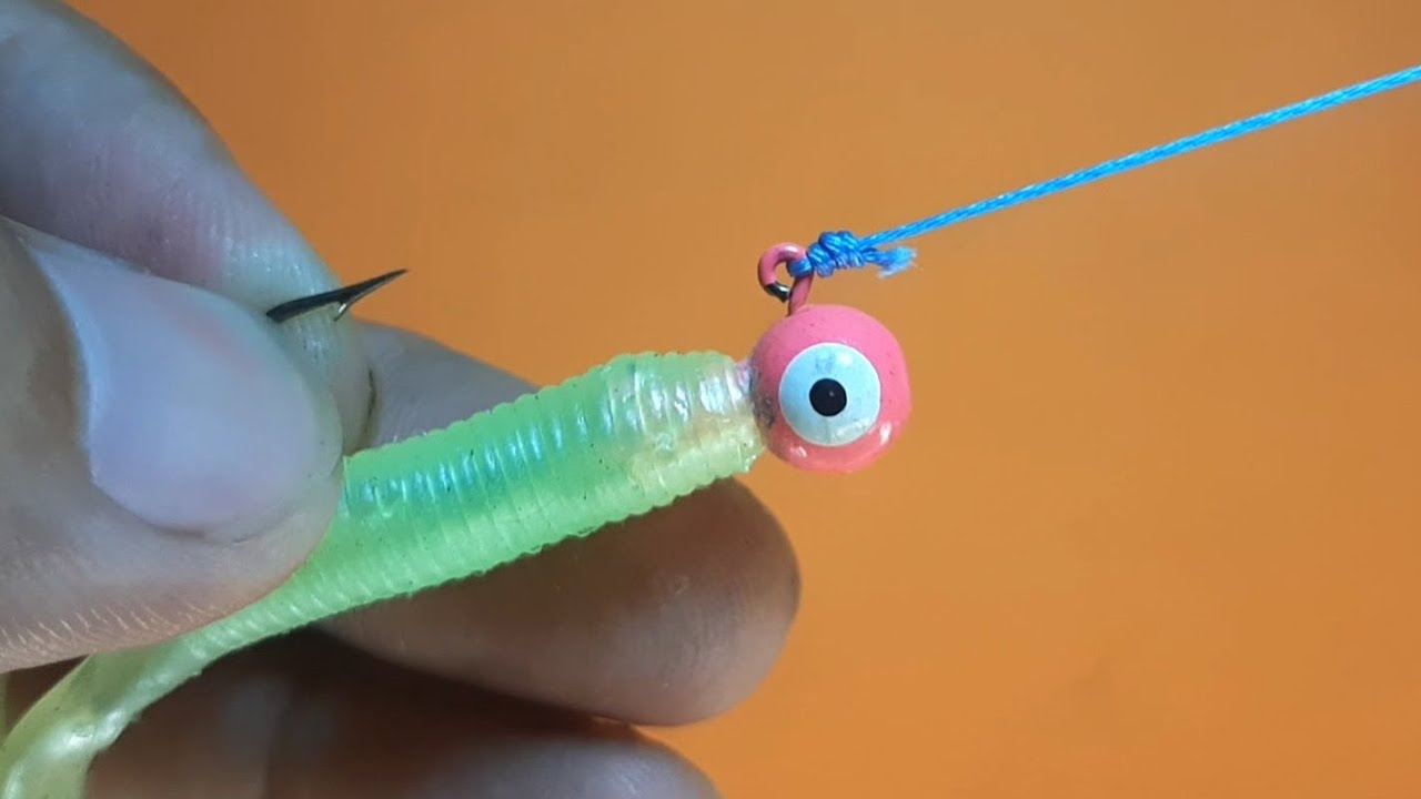 Easy way to tie a jig head, #jiging #fishingknot #fishinghook # ...