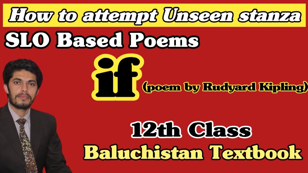 If (Poem) by Rudyard Kipling Translation, Analysis - YouTube