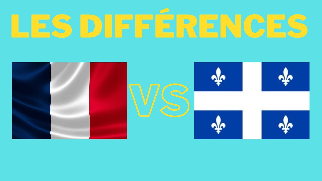 FRANCE VS QUÉBEC (les différences) - YouTube