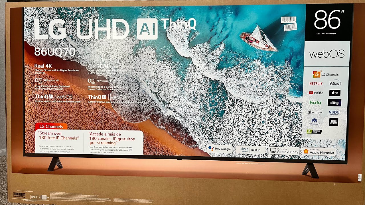 LG 86” UHD UQ70 AI ThinQ false advertising - YouTube