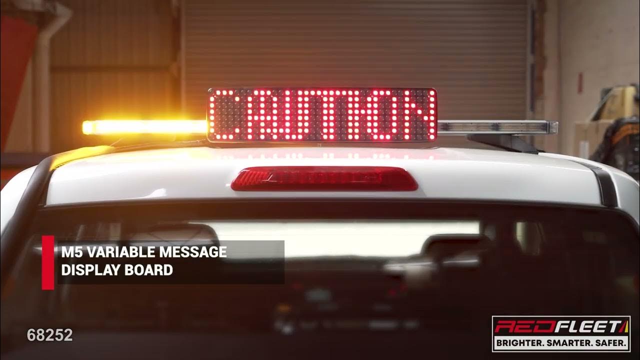 MAZDA BT-50 SECURITY PATROL UTE REDFLEET STRIKER-X DUAL COLOUR LED ...